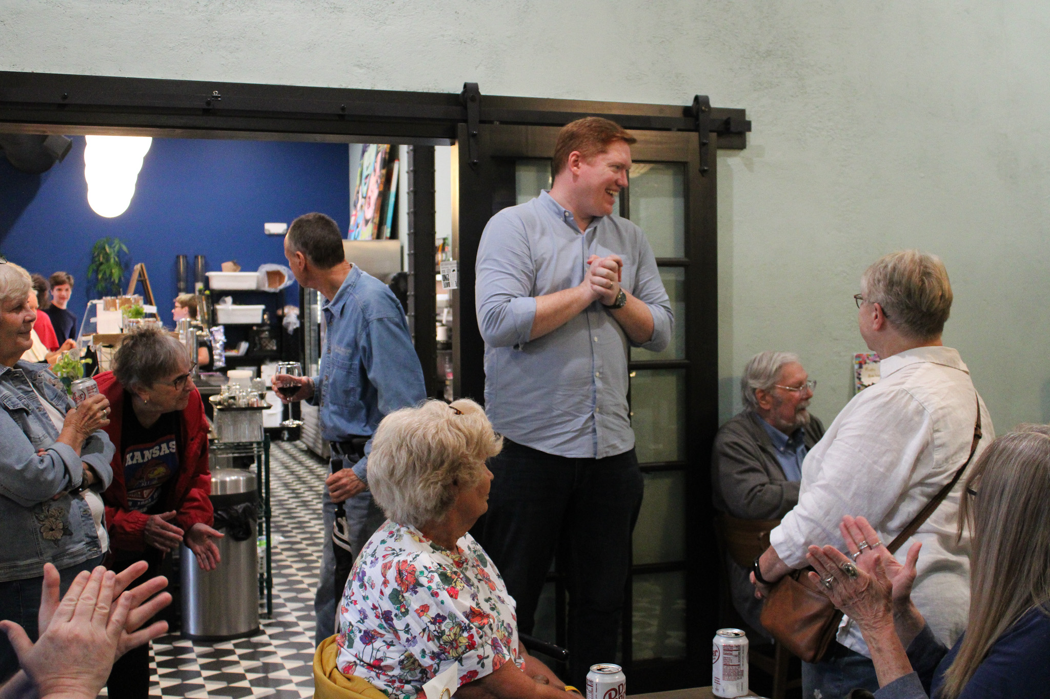 Kleinmann Makes Campaign Stop in Pittsburg | The Collegio